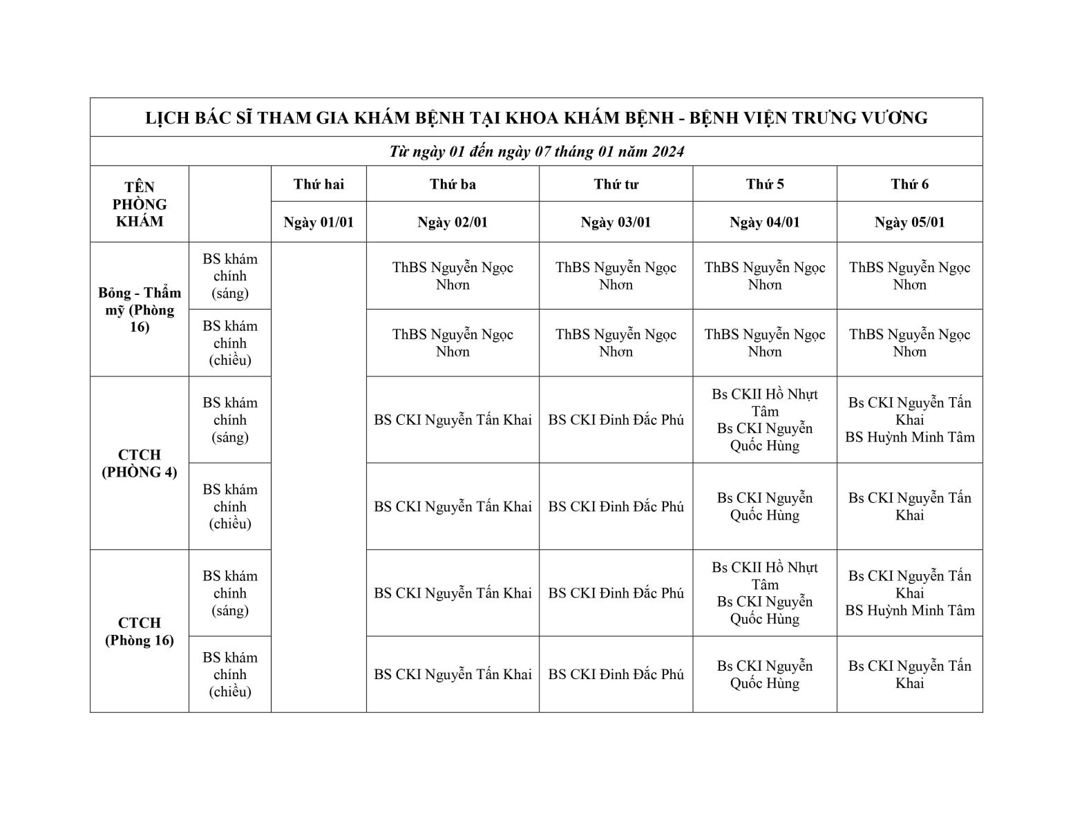 Bệnh viện Trưng Vương